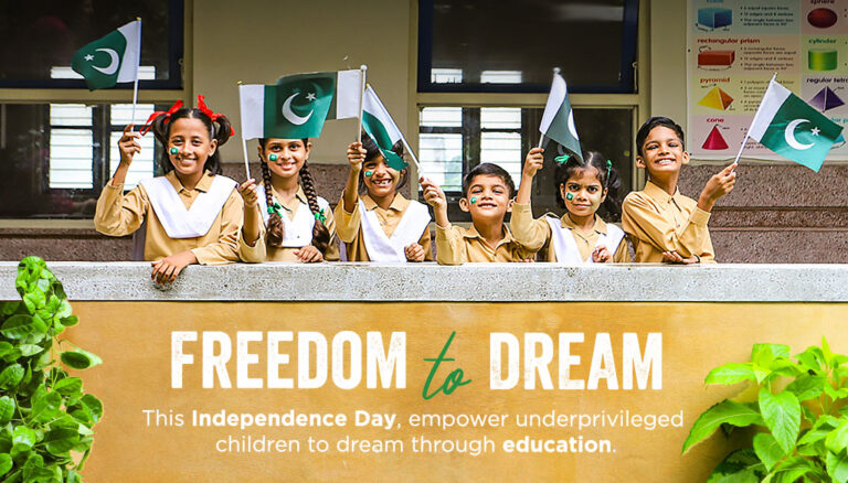 Educate a child this Independence Day | TCF Canada